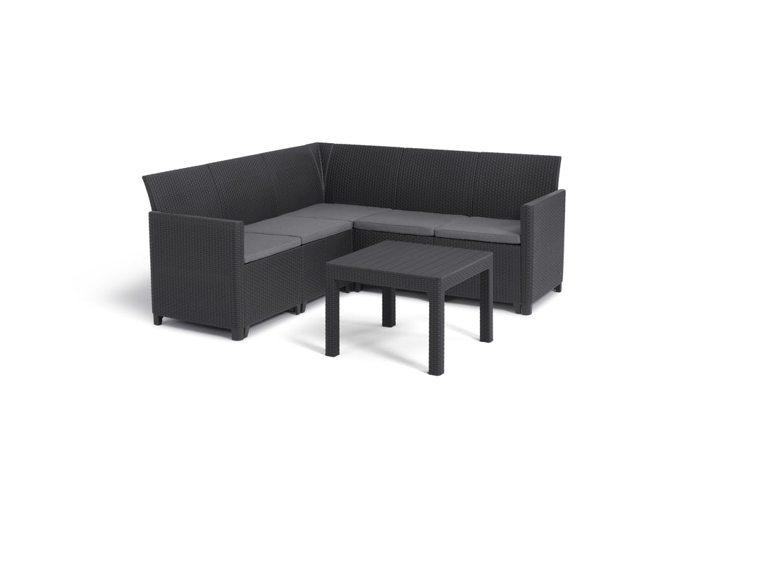 Claire 5 Seat Corner Set – Keter New Zealand