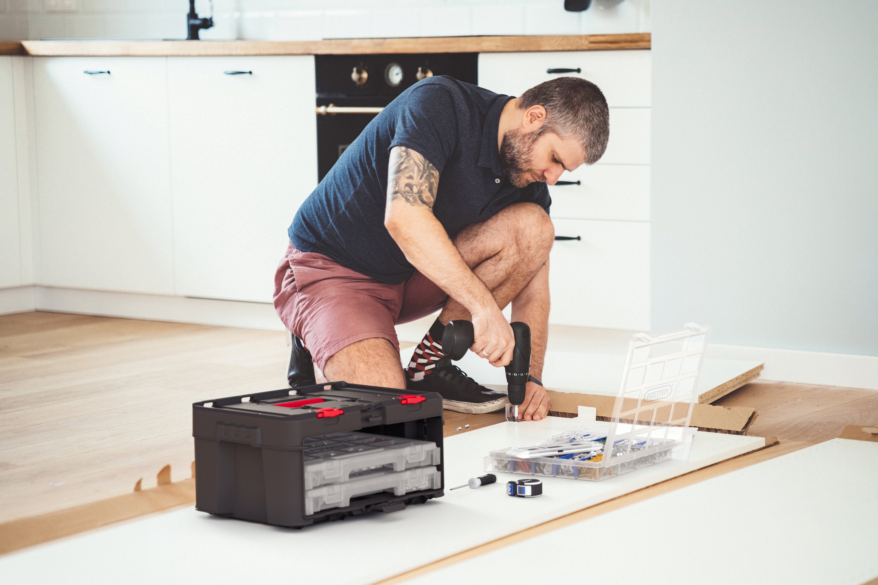 Stack n Roll 3 Set Organiser – Keter New Zealand