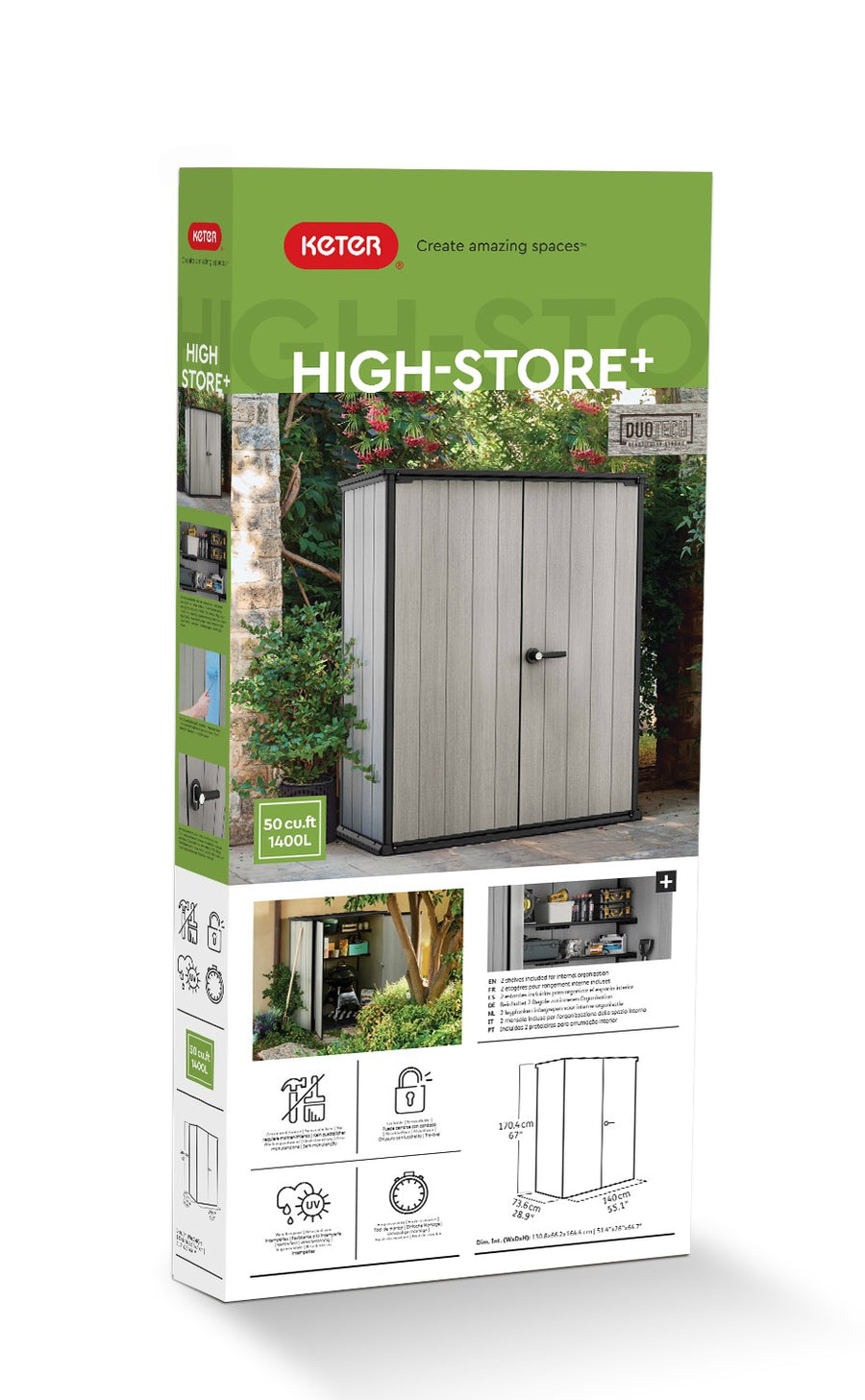High Store Plus Shed#N# #N# #N# #N# – Keter New Zealand