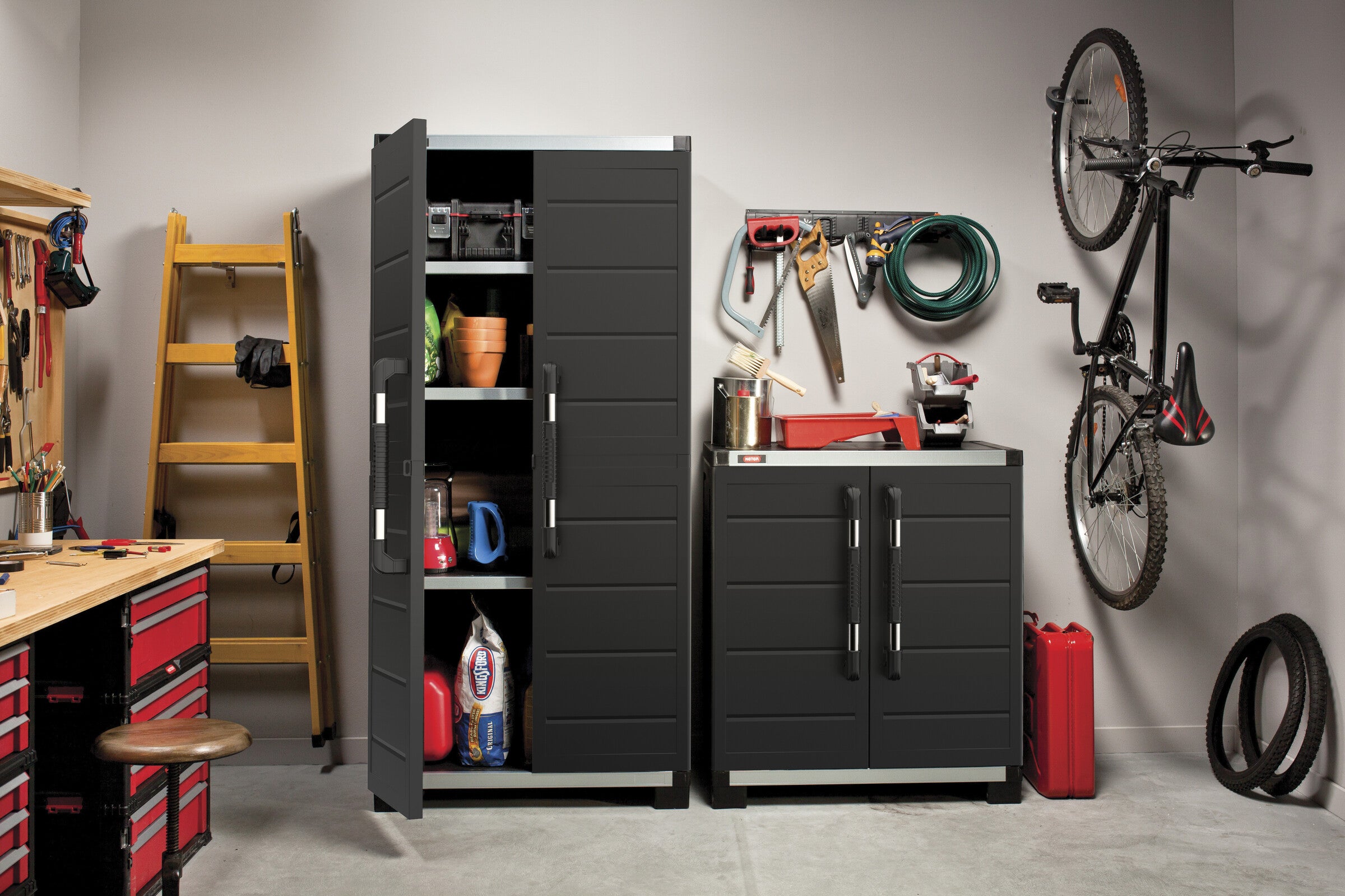 XL Garage Tall Cabinet Keter New Zealand